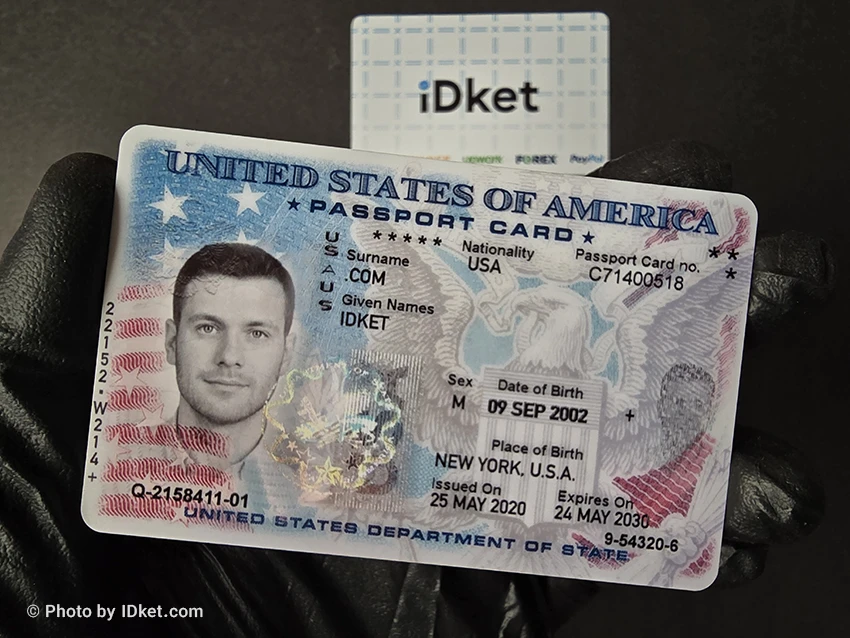 USA ID Card Template – Editable PSD Mockup for Designers